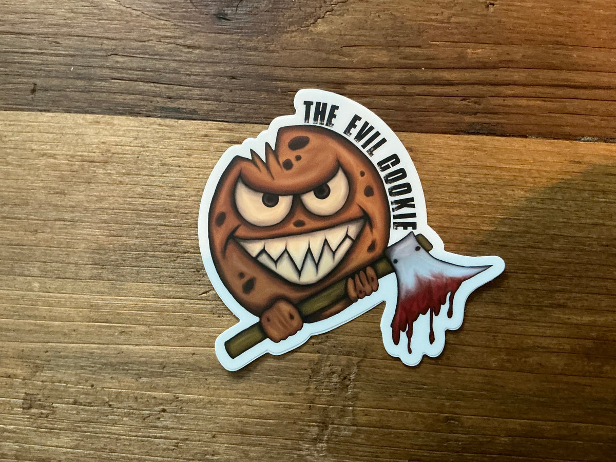 The Evil Cookie Logo Sticker (New Logo) – The Evil Cookie Publishing