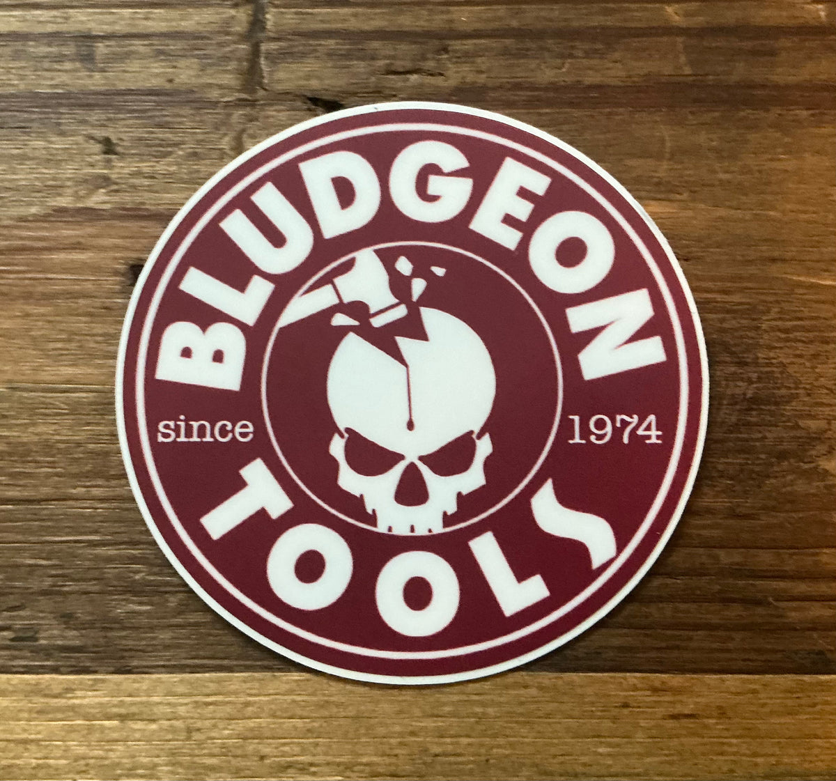 Bludgeon Tools Sticker | Splatterpunk | The Evil Cookie Publishing ...